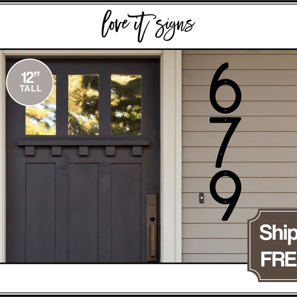 Large House Numbers 12 Inch - Etsy