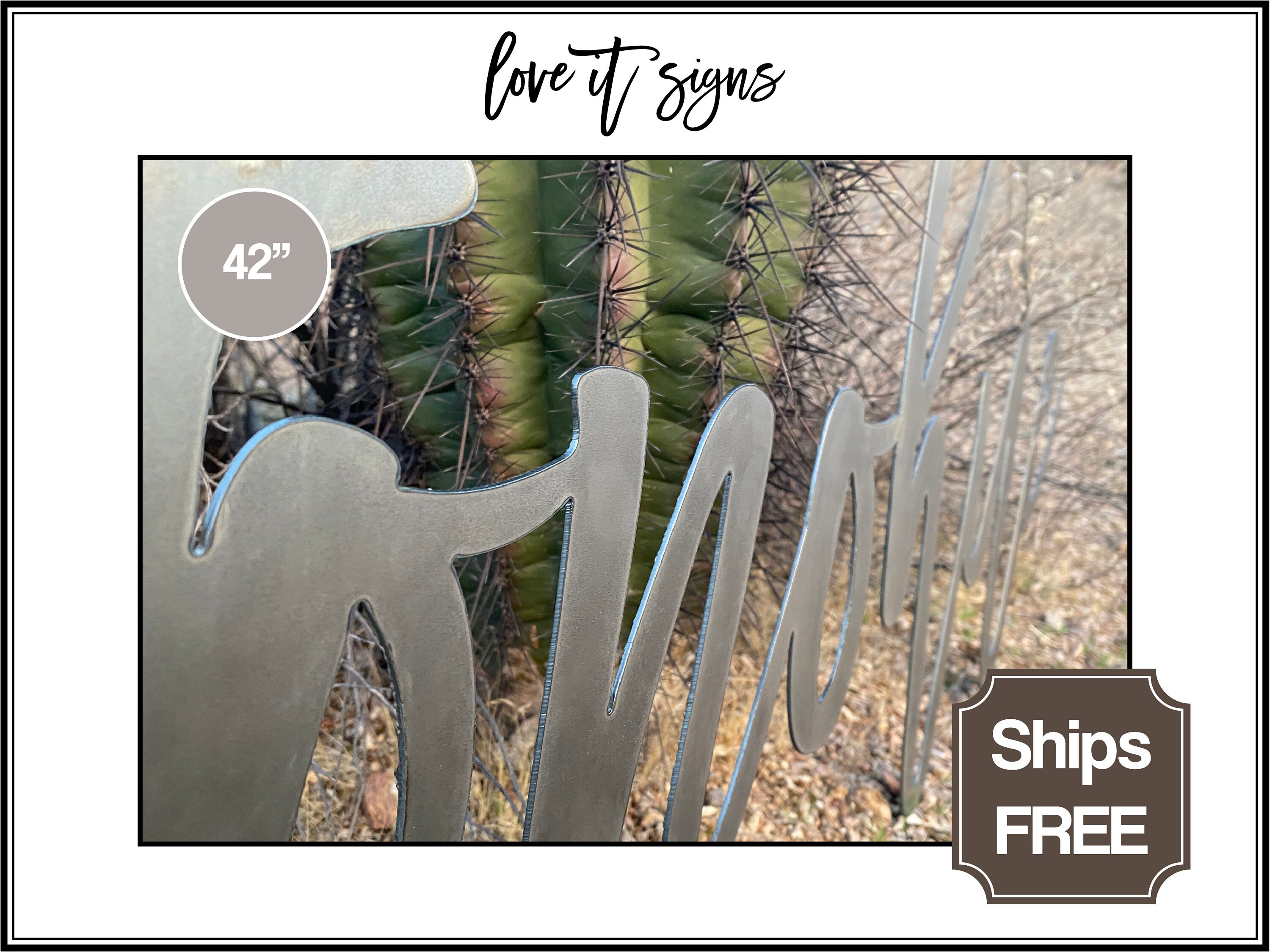 Personalized Metal Sign, Custom Metal Name, Name, Rustic, Modern ...