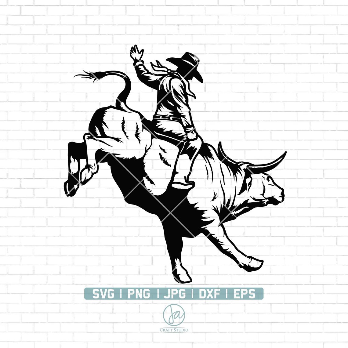 Rodeo Svg Bull Rider Svg Cowboy Svg Ranch Western - Etsy