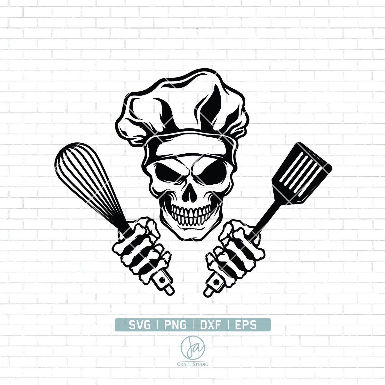 Buy Chef Skull Svg Master Chef Svg Chef Svg Chef Skull Online in India ...