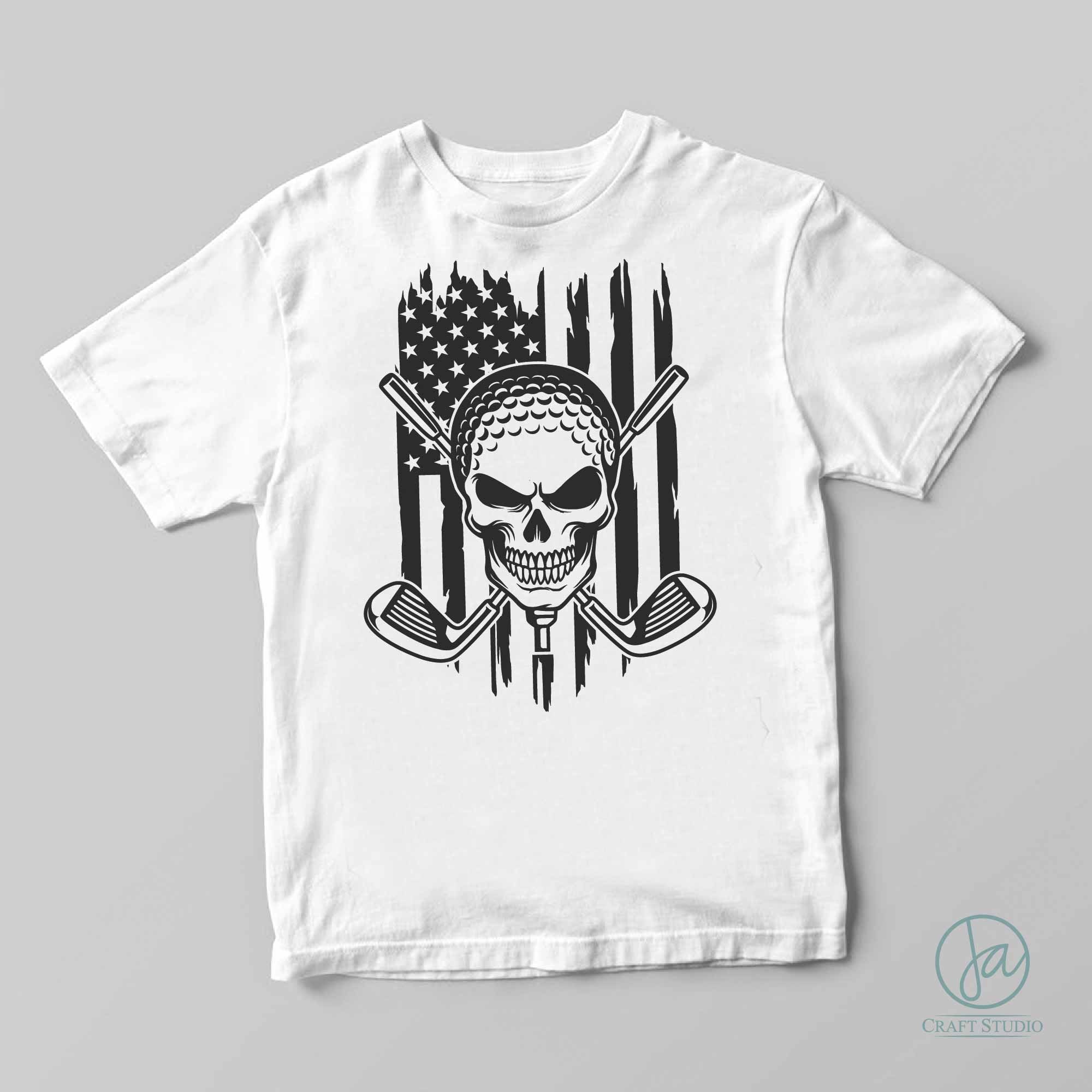 Buy US Golf Skull Svg Golf Master Svg Skull Svg Golf Svg Online in ...
