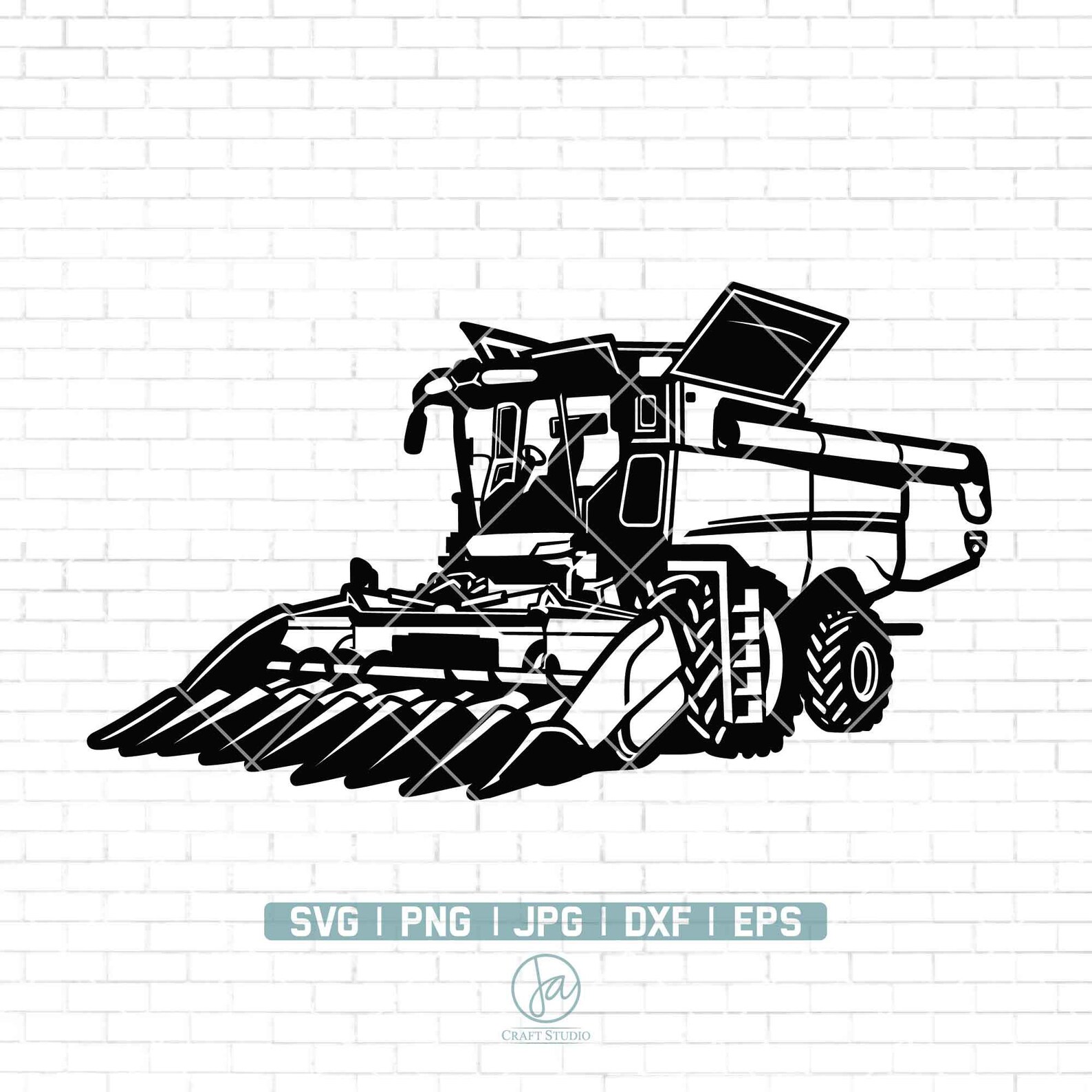 Corn Head SVG Corn Header SVG Combine Harvester Svg Corn - Etsy