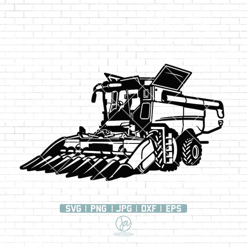 Corn Head SVG Corn Header SVG Combine Harvester Svg Corn - Etsy
