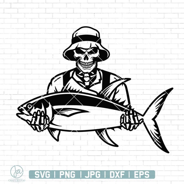 Tuna Fish Skeleton Svg - Etsy