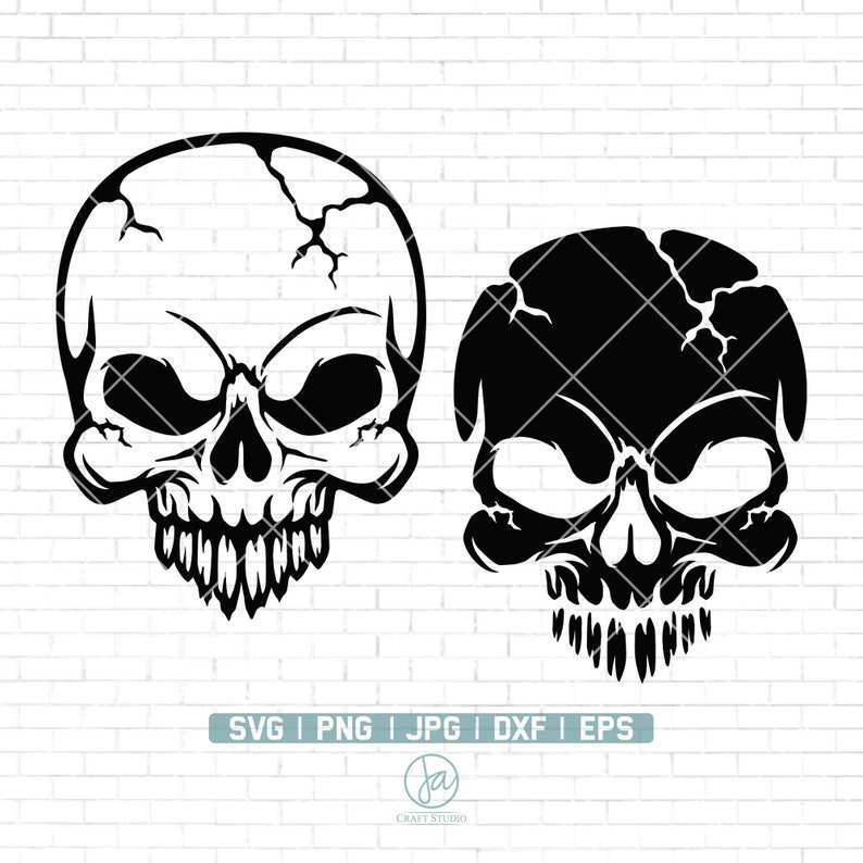 Skull Svg | Skull Head Svg | Skull Shirt | Skeleton Svg | Skull Clipart ...