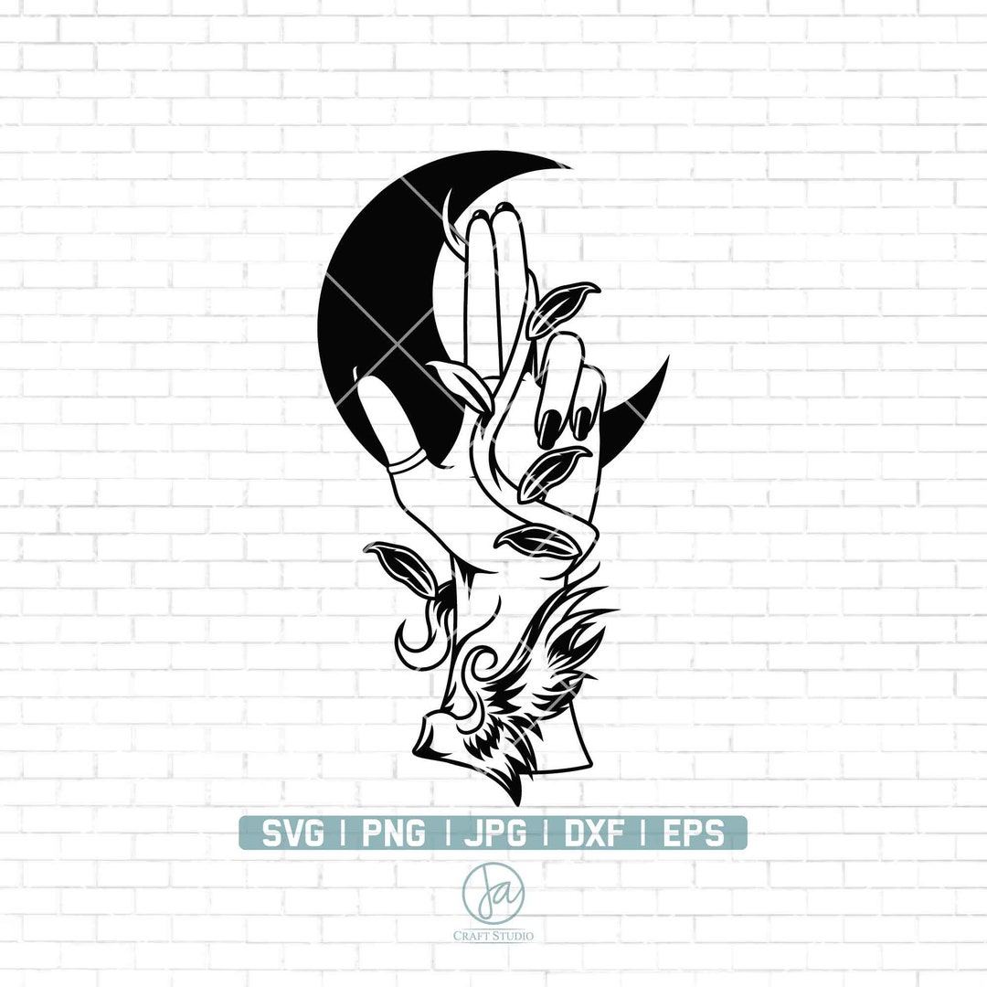 Witch Hand Svg | Magic Hand Svg | Celestial Hand Svg | Fairy Hand Svg ...