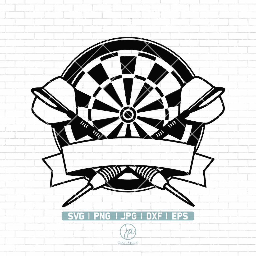 Darts Logo Svg | Dartboard Svg | Dart Game Svg | Dart Svg | Darts ...