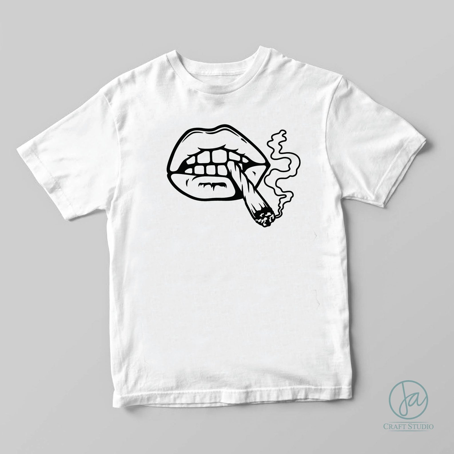 Sexy Lips Smoking Joint SVG File Smoking Weed Svg Smoking | Etsy