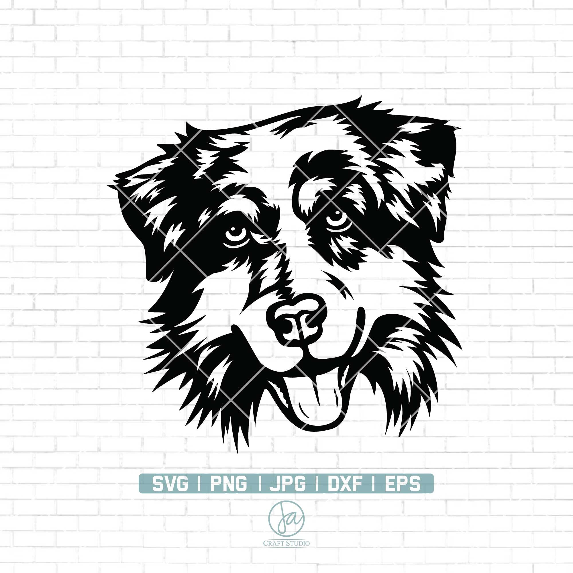 Australian Shepherd Svg Aussie Dog Svg Dog Breed Svg | Etsy