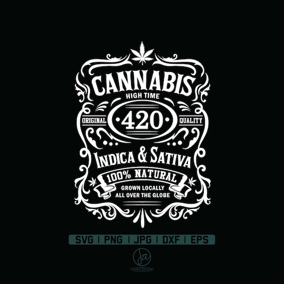 Cannabis 420 SVG Cannabis Whiskey Label Svg Weed Pot Svg - Etsy