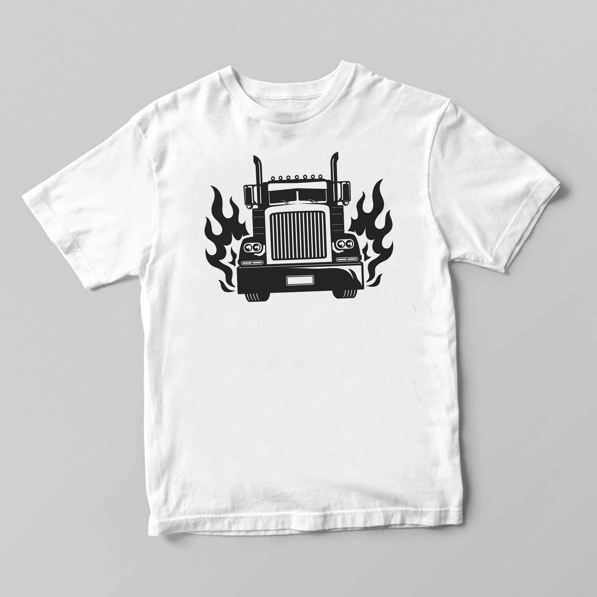 Flaming Semi Truck SVG Big Truck Svg Semi Truck Svg - Etsy Australia