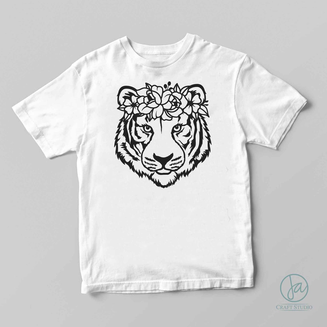 Tiger Svg Png Floral Tiger Svg Tiger With Flowers Svg - Etsy
