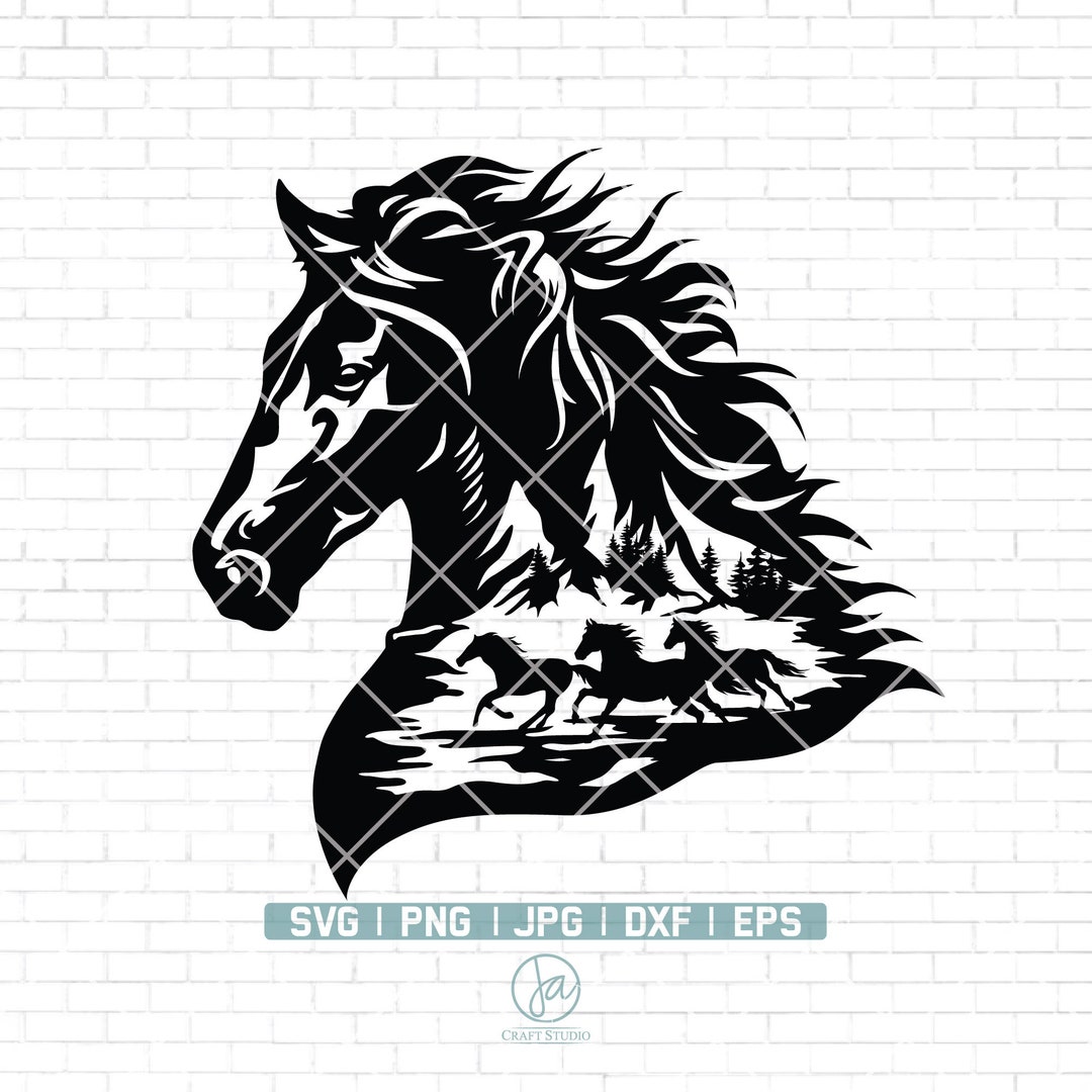 Mustang Horse SVG File | Horse Svg | Mustang Svg | Horse Clipart ...