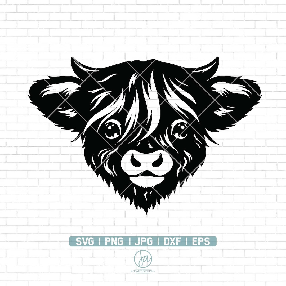 Highland Cow Svg | Baby Highland Cow Svg | Cute Highland Cow Svg | Cow ...