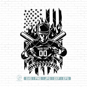 Customized Baseball Player Svg Baseball Svg Baseball Name Svg Baseball ...