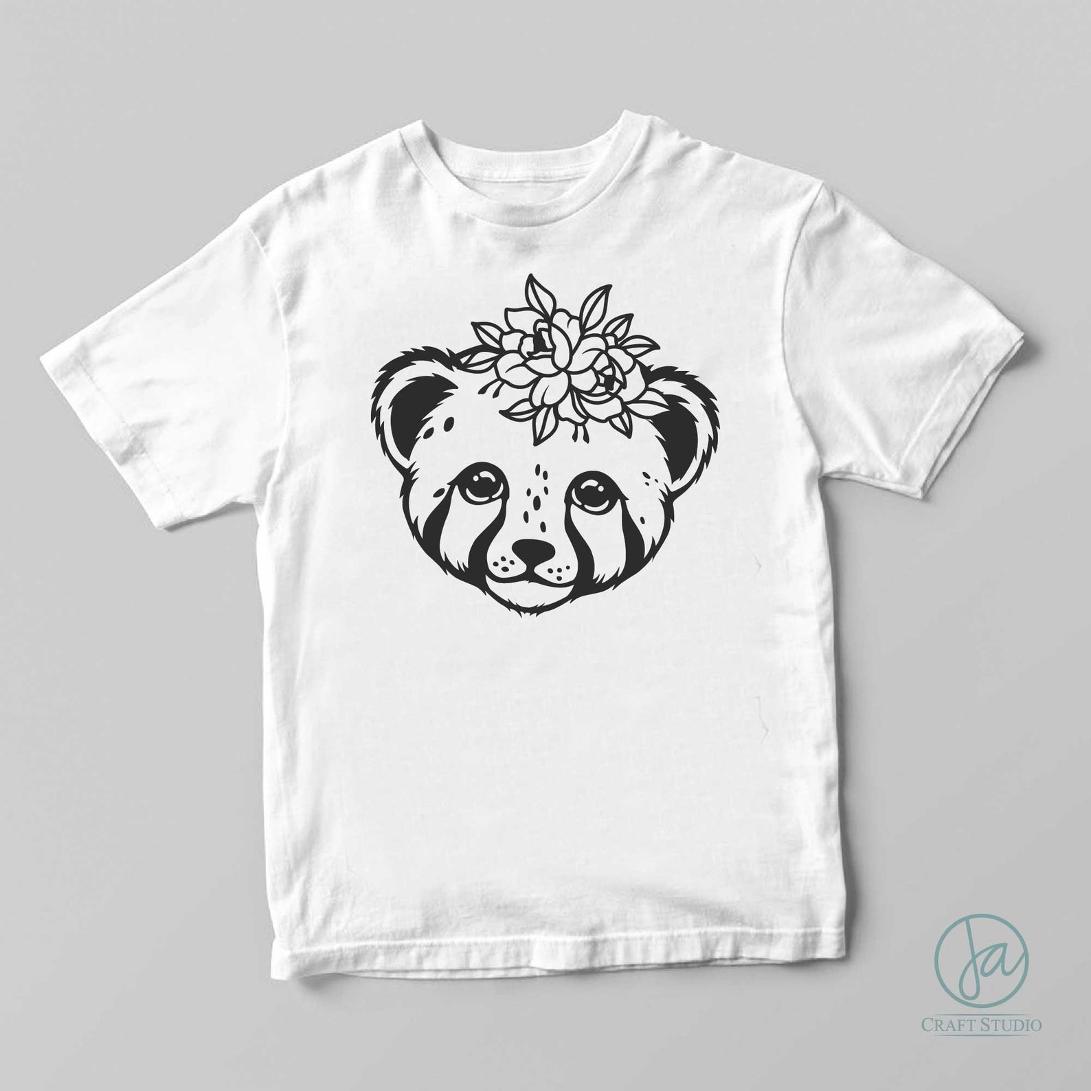 Floral Cheetah Svg | Cute Cheetah Svg | Floral Animal Svg | Floral Farm ...