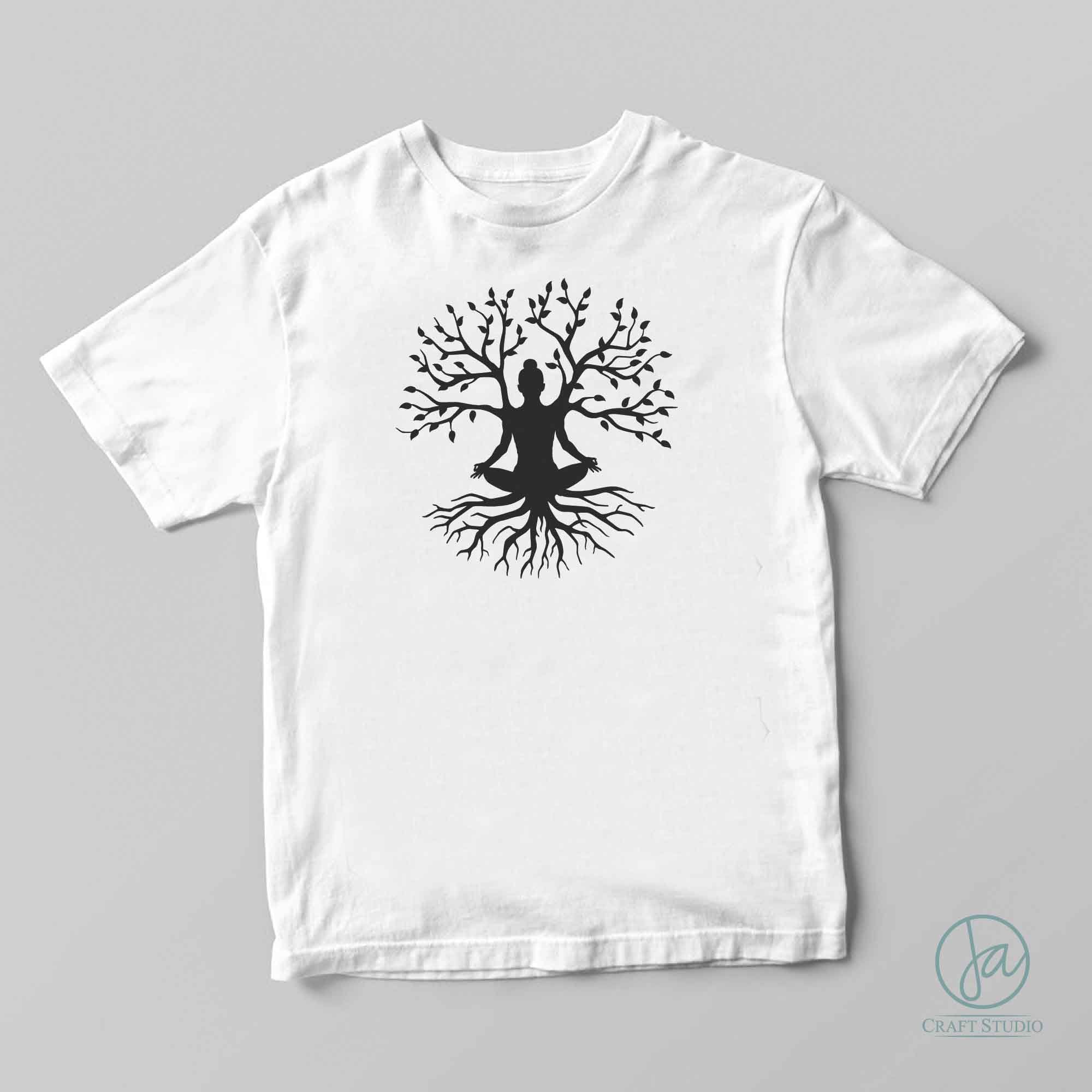 Yoga Svg | Yoga Pose Svg | Yoga Tree Svg | Mother Nature Svg | Nature ...