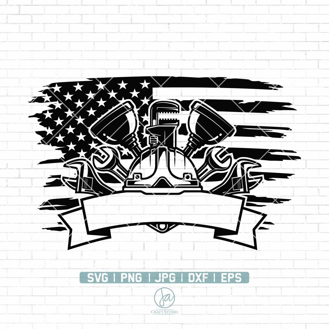 US Plumber Tools Svg | Plumber Shirt Svg | Plumber Dad Svg | Plumber ...
