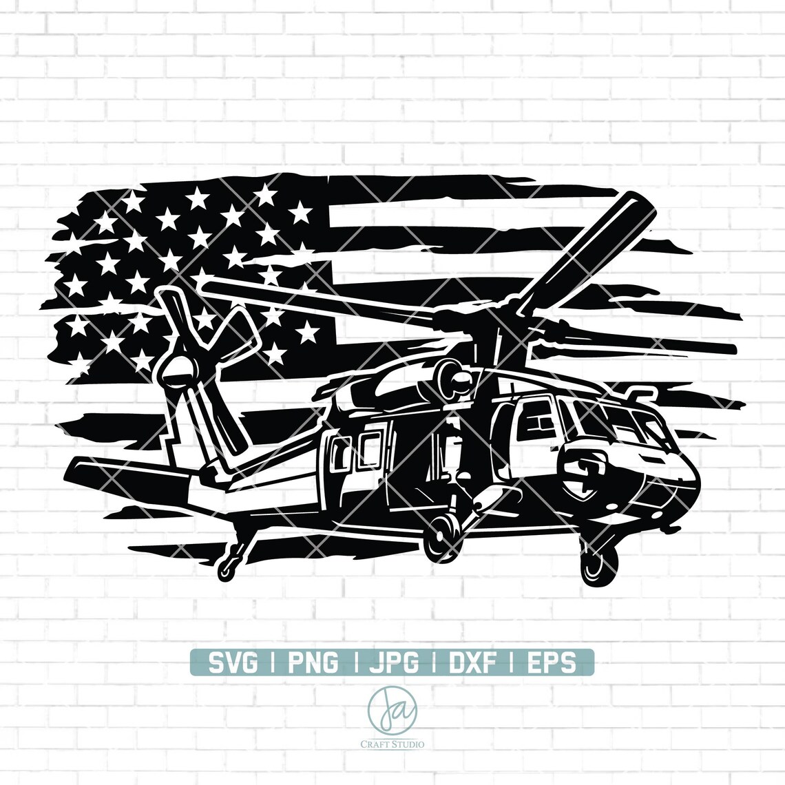 US Black Hawk Helicopter SVG Helicopter Svg Chopper Svg | Etsy