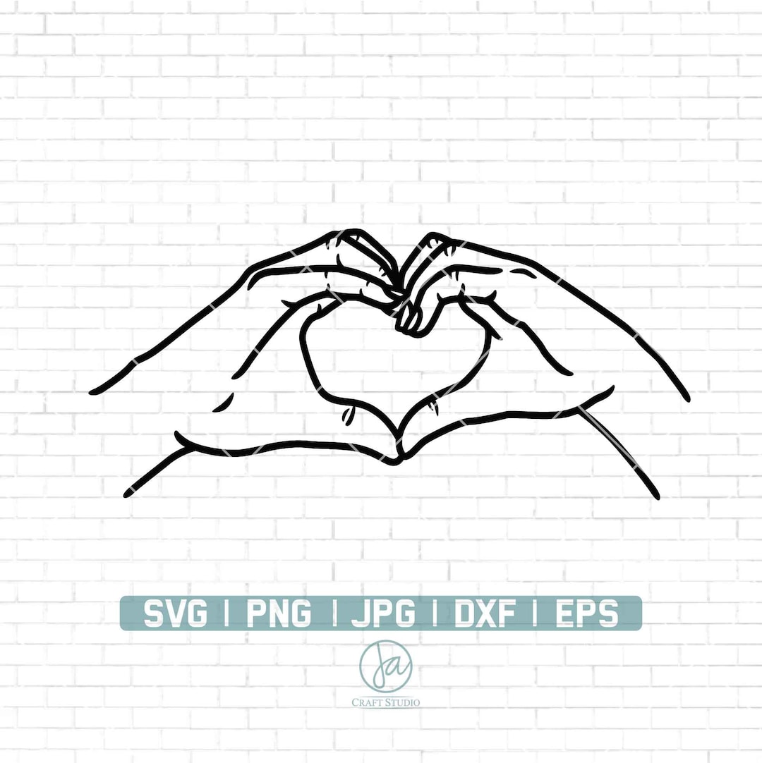 Heart Hands Svg | Love Hands Svg | Heart Sign Svg | Valentines Svg ...