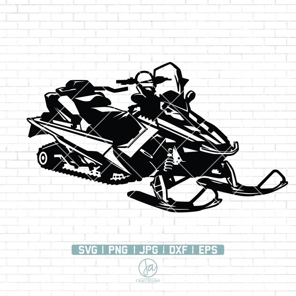 Snowmobile SVG | Winter SVG | Snowmobile Clipart | Snowmobile Svg Cut ...