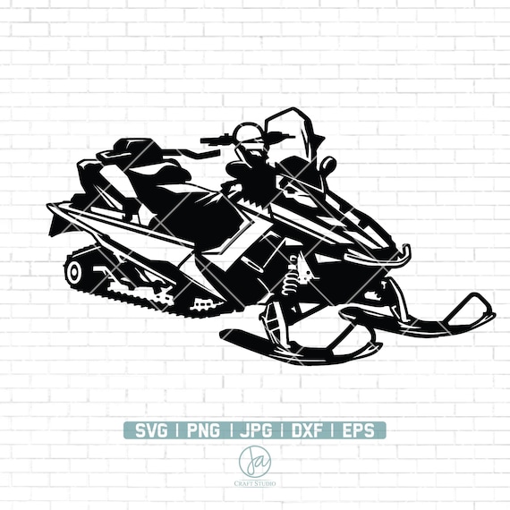 Snowmobile SVG Winter SVG Snowmobile Clipart Snowmobile - Etsy