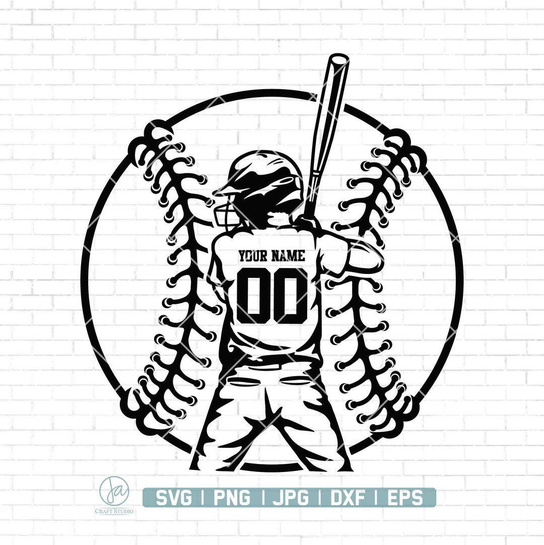 Personalized Name Svg, Baseball Player Svg, Baseball Mom Svg, Baseball ...