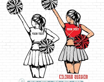 Personalized Name Cheerleader Svg Cheer Mom Svg Cheerleading Svg Cheer ...