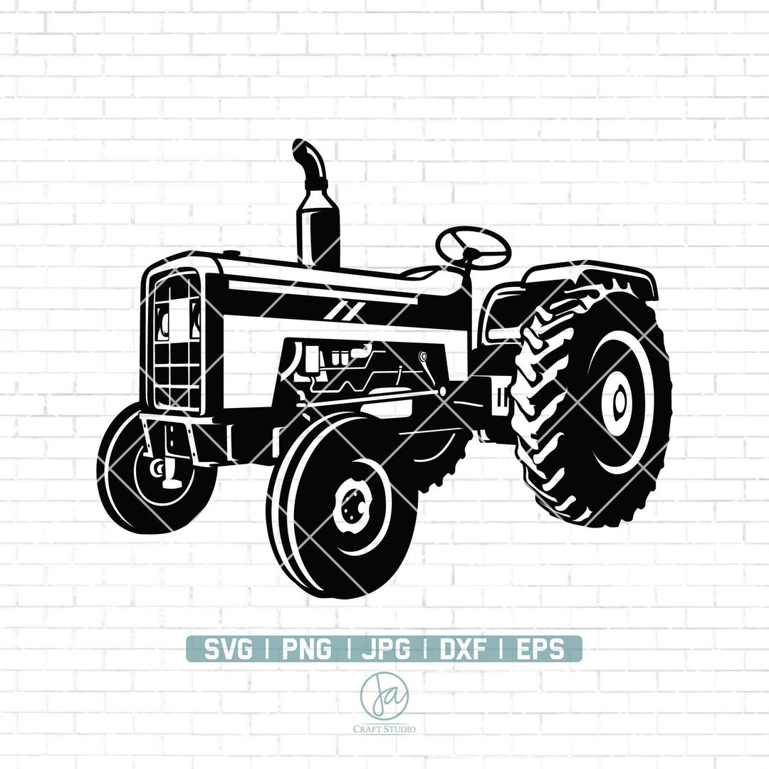 Farm Tractor Svg | Tractor Svg | Farmer Svg | Tractor Clipart | Tractor ...