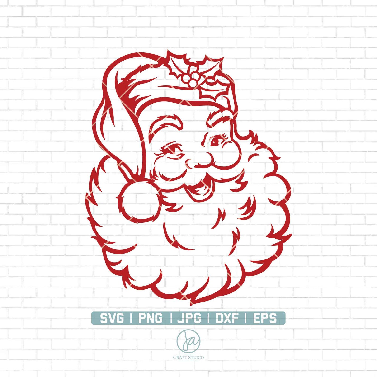 Santa Claus Svg Png | Vintage Santa Svg | Santa Png | Santa Svg | Old ...