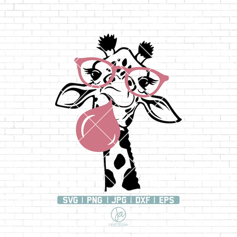 Giraffe With Balloon Svg | Giraffe Svg | Cute Funny Giraffe Face ...