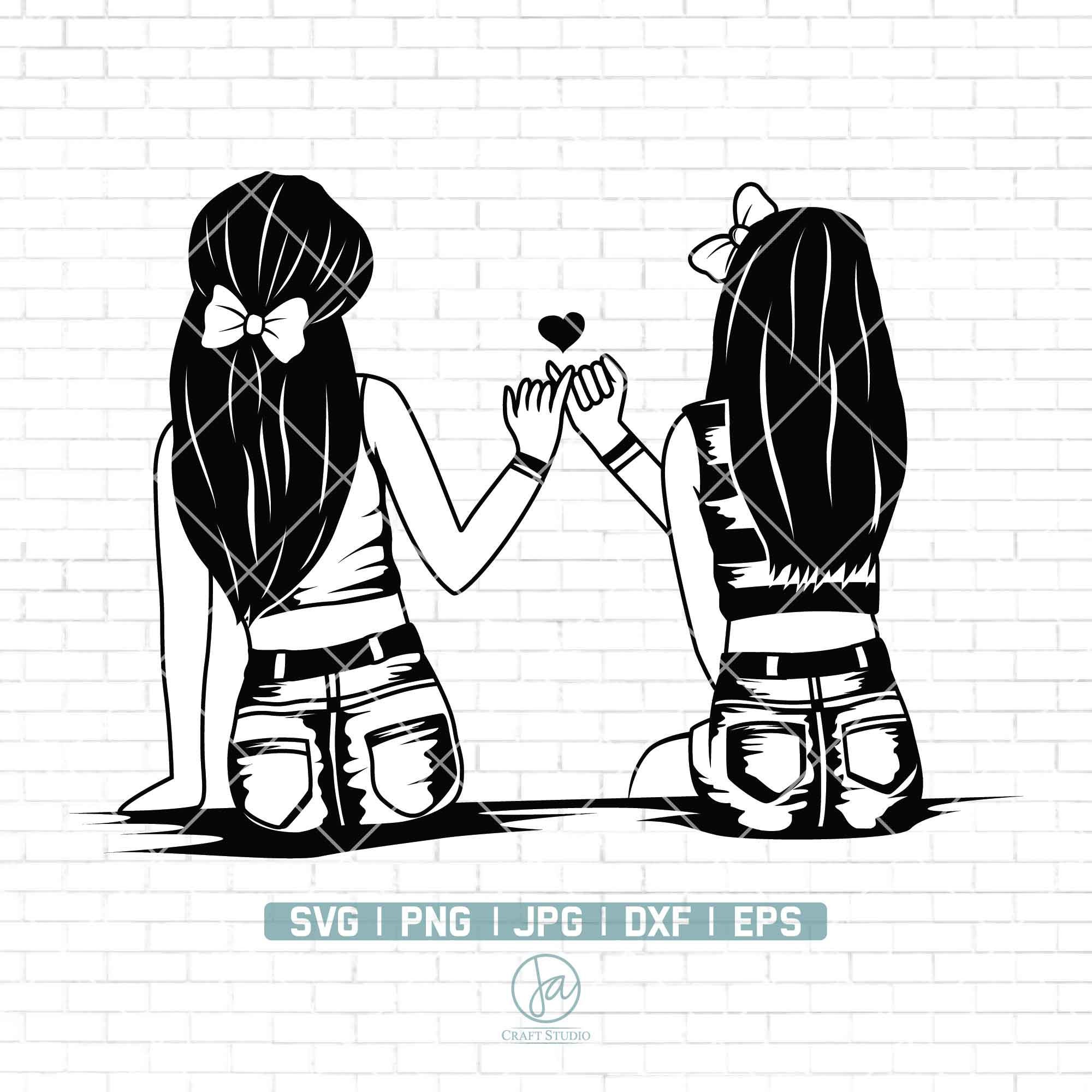 Best Friend Shirt Svg | Bestie Svg | Pinky Promise Svg | Sister Shirt ...