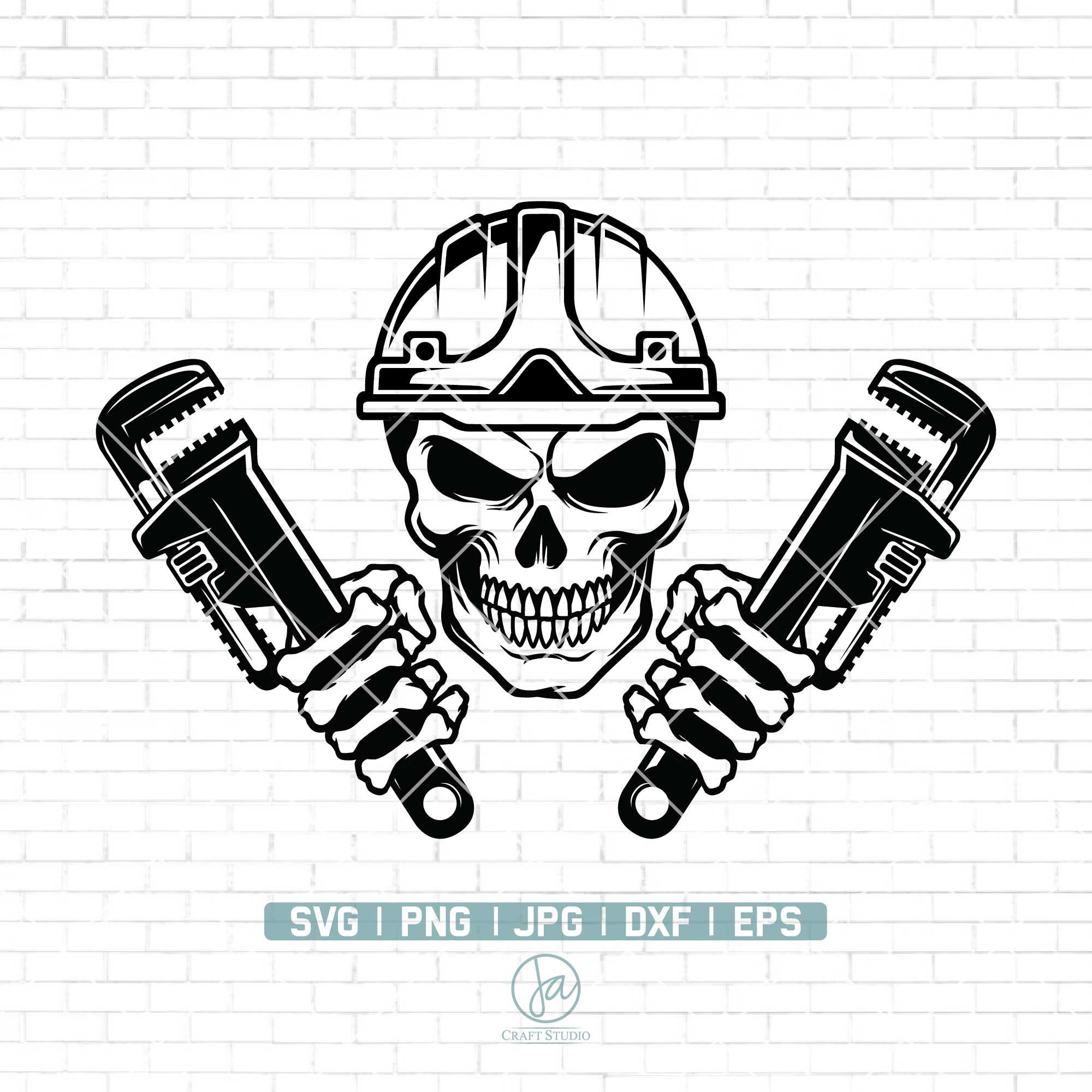 Plumber Skull Svg Plumber Repair Svg Plumber Svg - Etsy