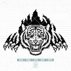 Tiger Scratch Svg | Tiger Claw Svg | Tiger Svg | Tiger Decals | Tiger ...