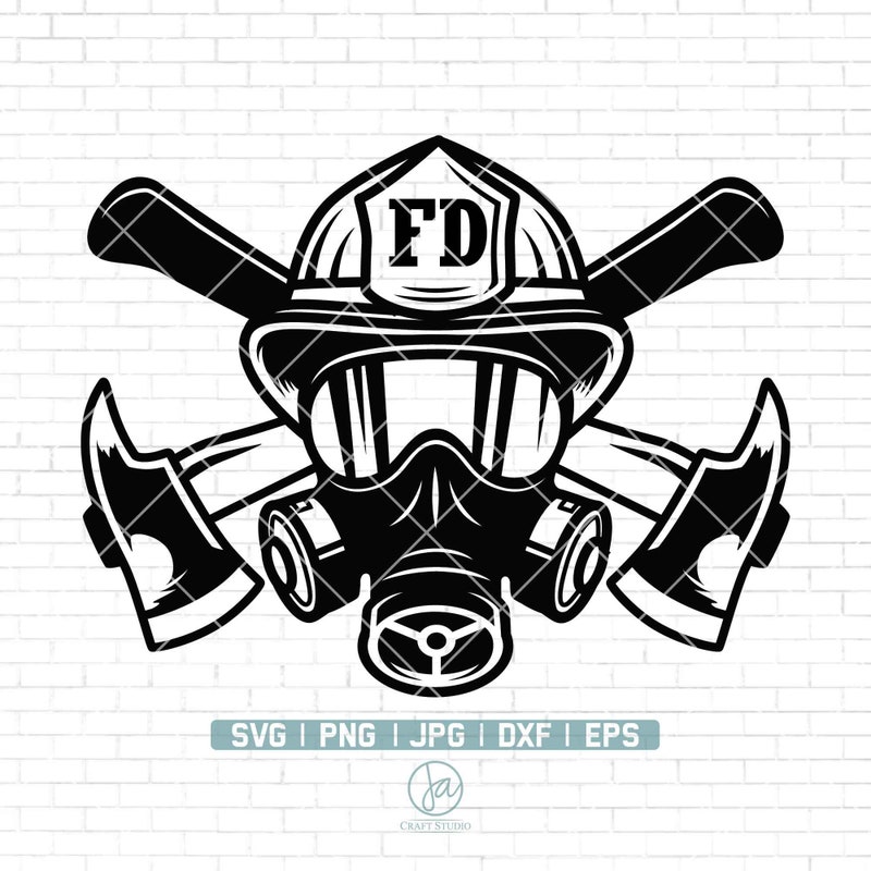 Firefighter Svg - Etsy