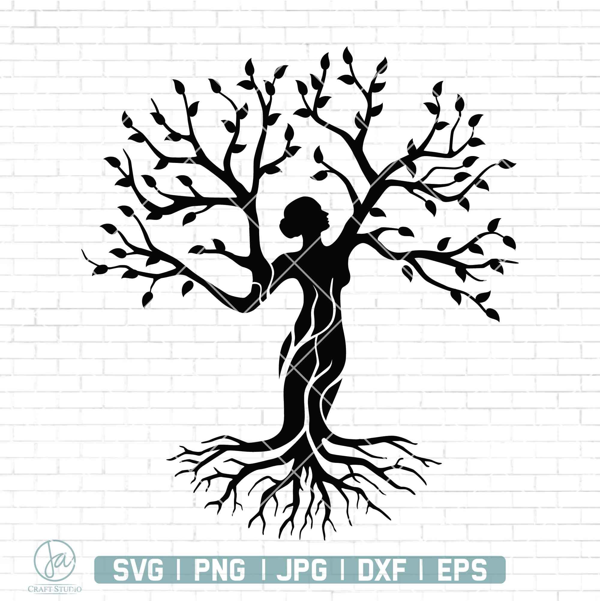 Árbol de mujer SVG / Empoderamiento de las mujeres SVG / madre ...