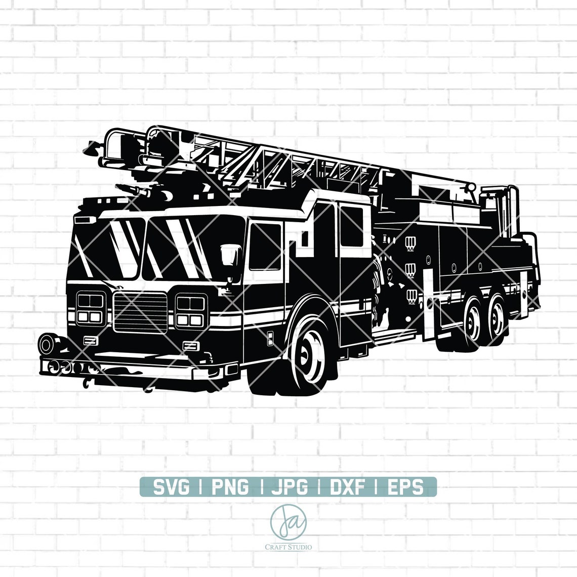 Fire Truck SVG Fire Engine SVG First Responder Svg Fire - Etsy