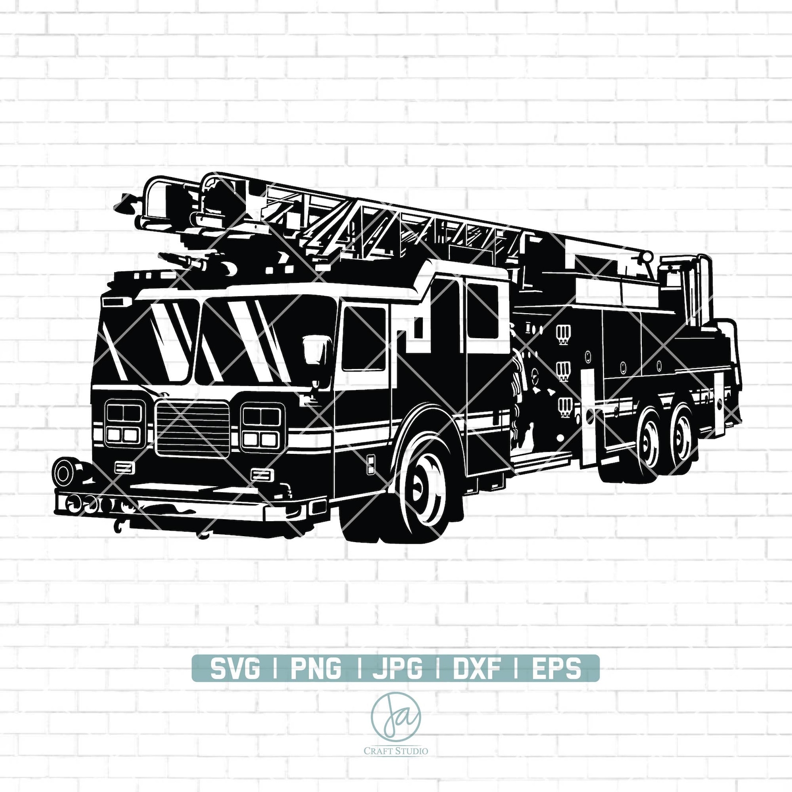 Fire Truck SVG Fire Engine SVG First Responder Svg Fire - Etsy