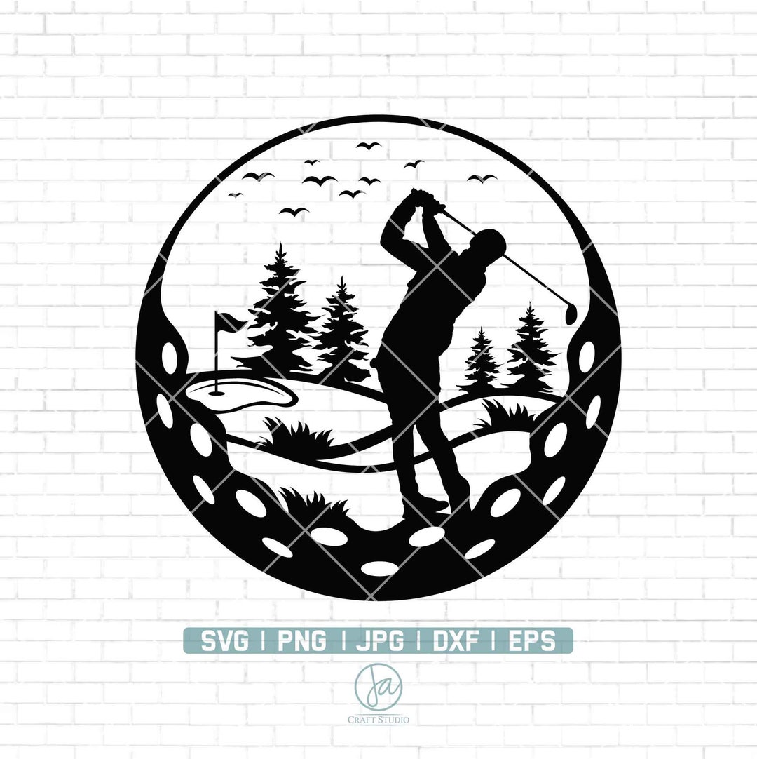 Golfing SVG | Golfer Svg | Golf Ball Svg | Golf Club Svg | Golf Player ...