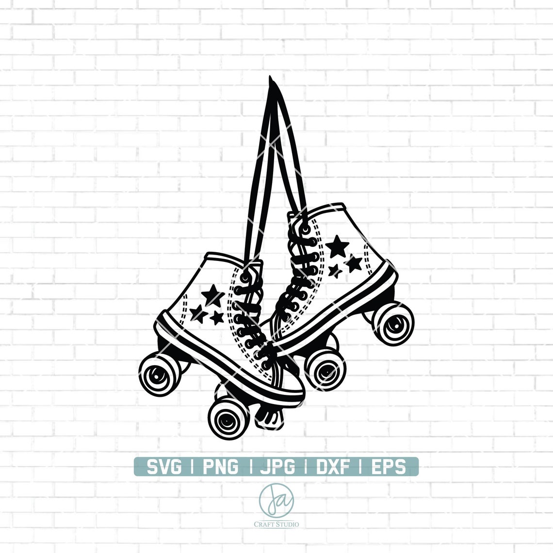 Hanging Roller Skates SVG | Roller Skating SVG | Roller Skates Files ...
