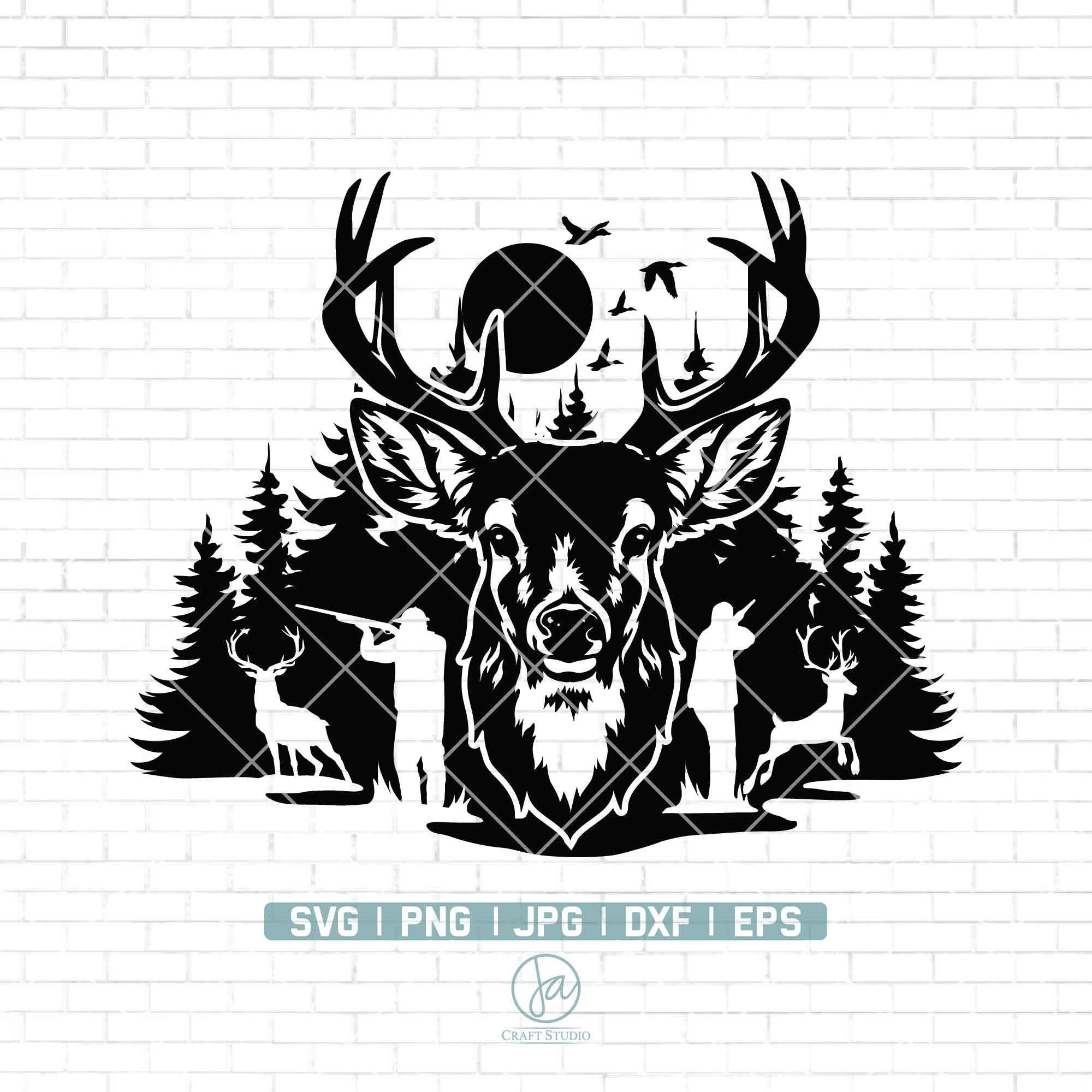 Hunting Deer Svg File Hunting Svg Deer Hunting Svg - Etsy Canada