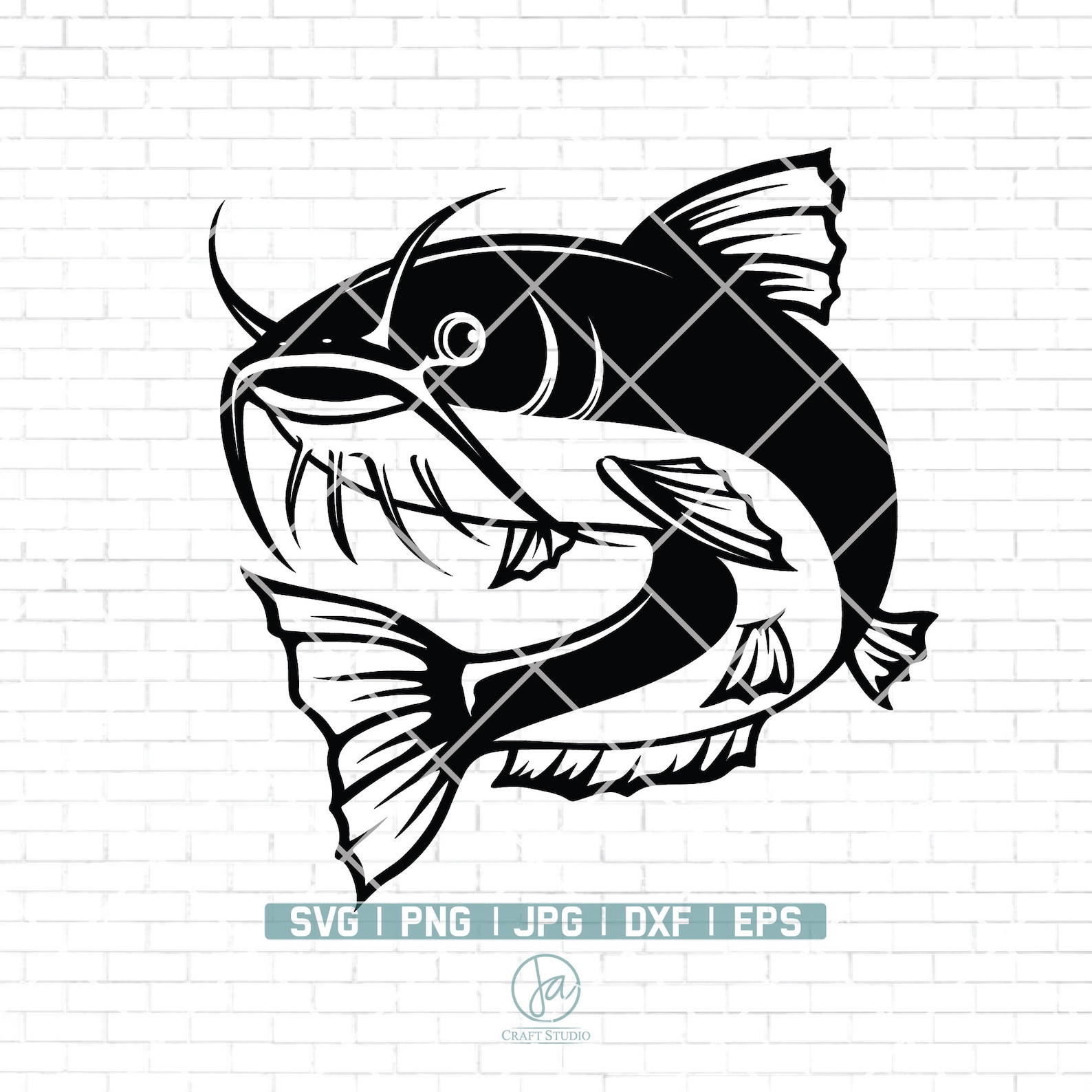 Catfish Svg Files Catfish Clipart Catfish Fishing Svg Catfish Png ...