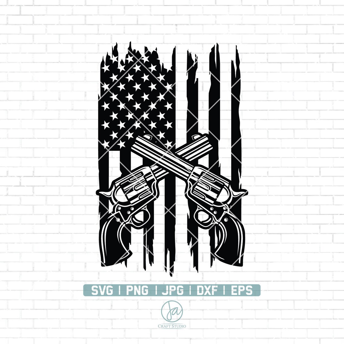 US Revolver Gun Svg File Handgun Pistol Svg Revolver - Etsy