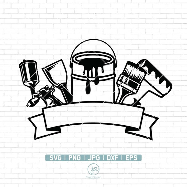 Painting Logo Svg - Etsy