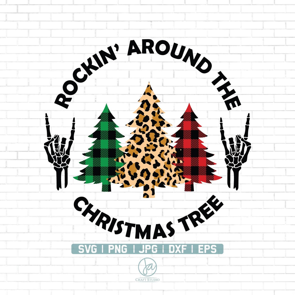 Rockin' Around the Christmas Tree Svg Christmas Funny - Etsy