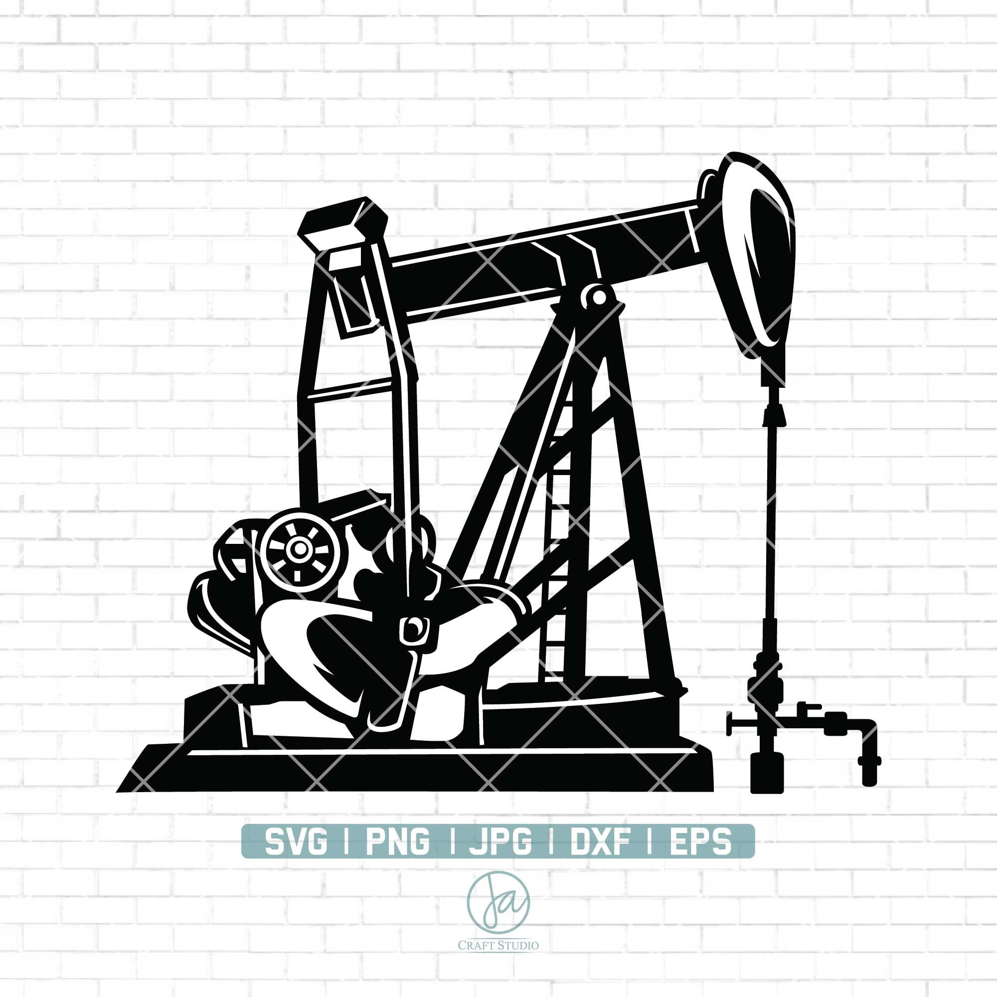 Oil Rig Svg Oil Derrick Svg Oil Field Svg Oil Pump Svg - Etsy Finland
