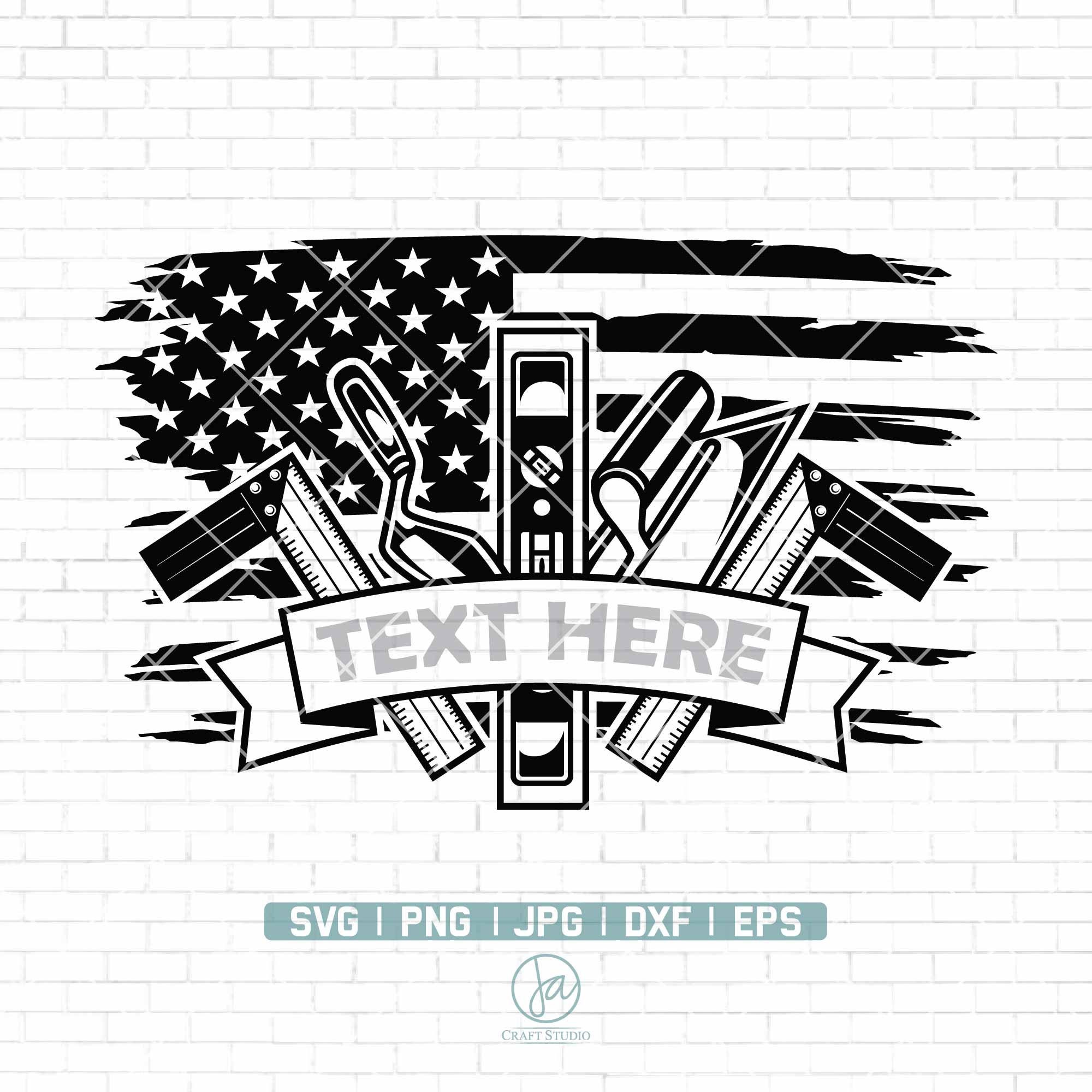 US Mason Tools Svg | Construction Shirt Svg | Carpenter Svg | Mason ...