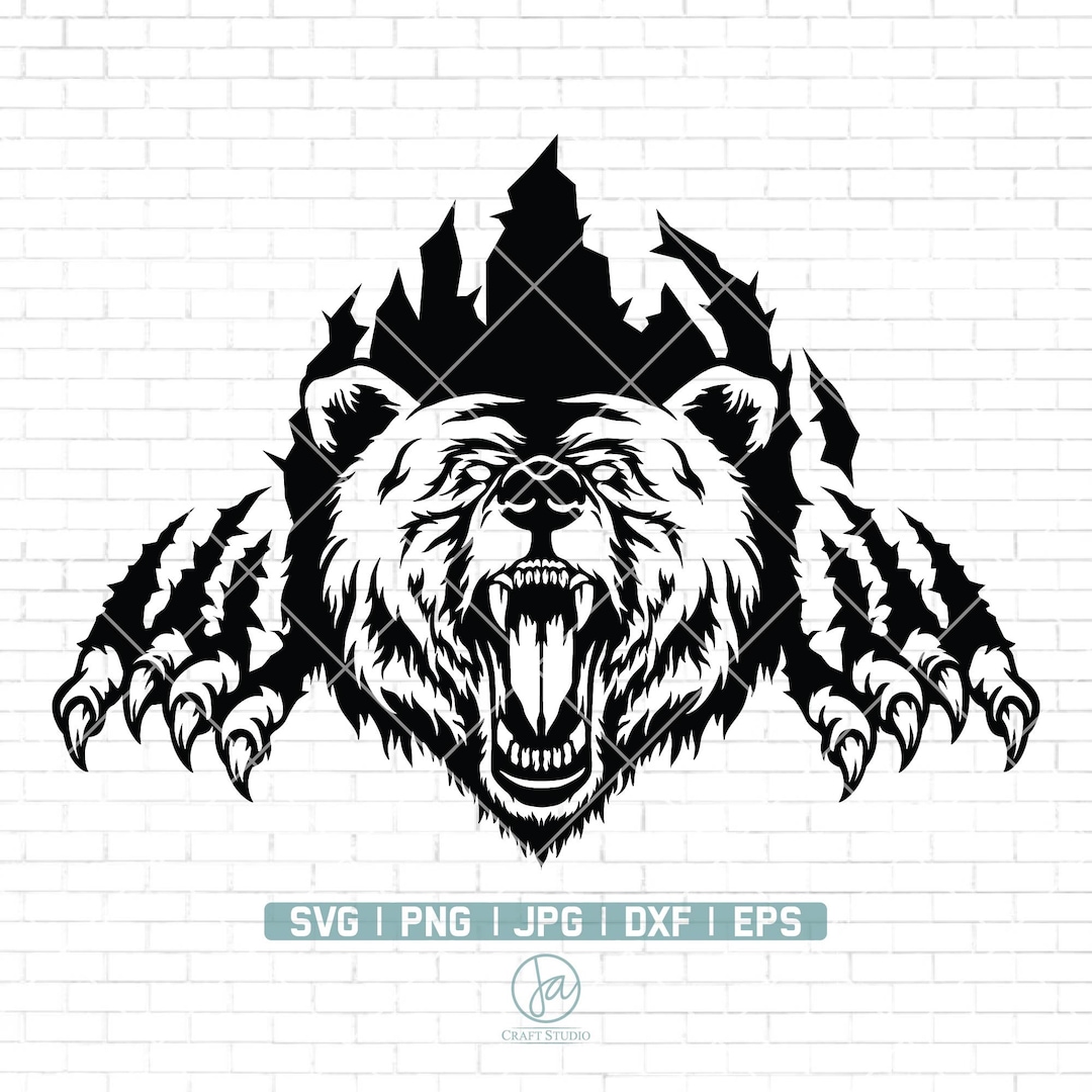 Bear Claws Scratch SVG | Grizzly Bear SVG | Bear Claw Mark Svg | Wild Animals Svg | Svg Files ...