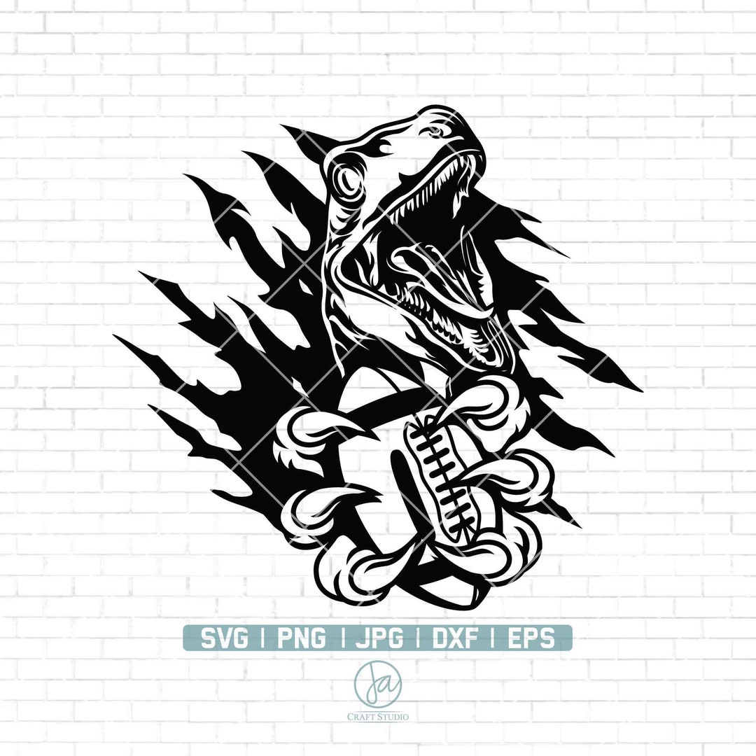 Football Svg | Raptor Wall Scratch Football Svg | Football Svg | Game ...