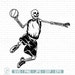 Basketball Skeleton SVG | Sneaker Skeleton SVG | Skeleton Dunk ...